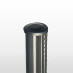 Poteau rond pour clôture en panneau rigide (embouts vendu séparément)